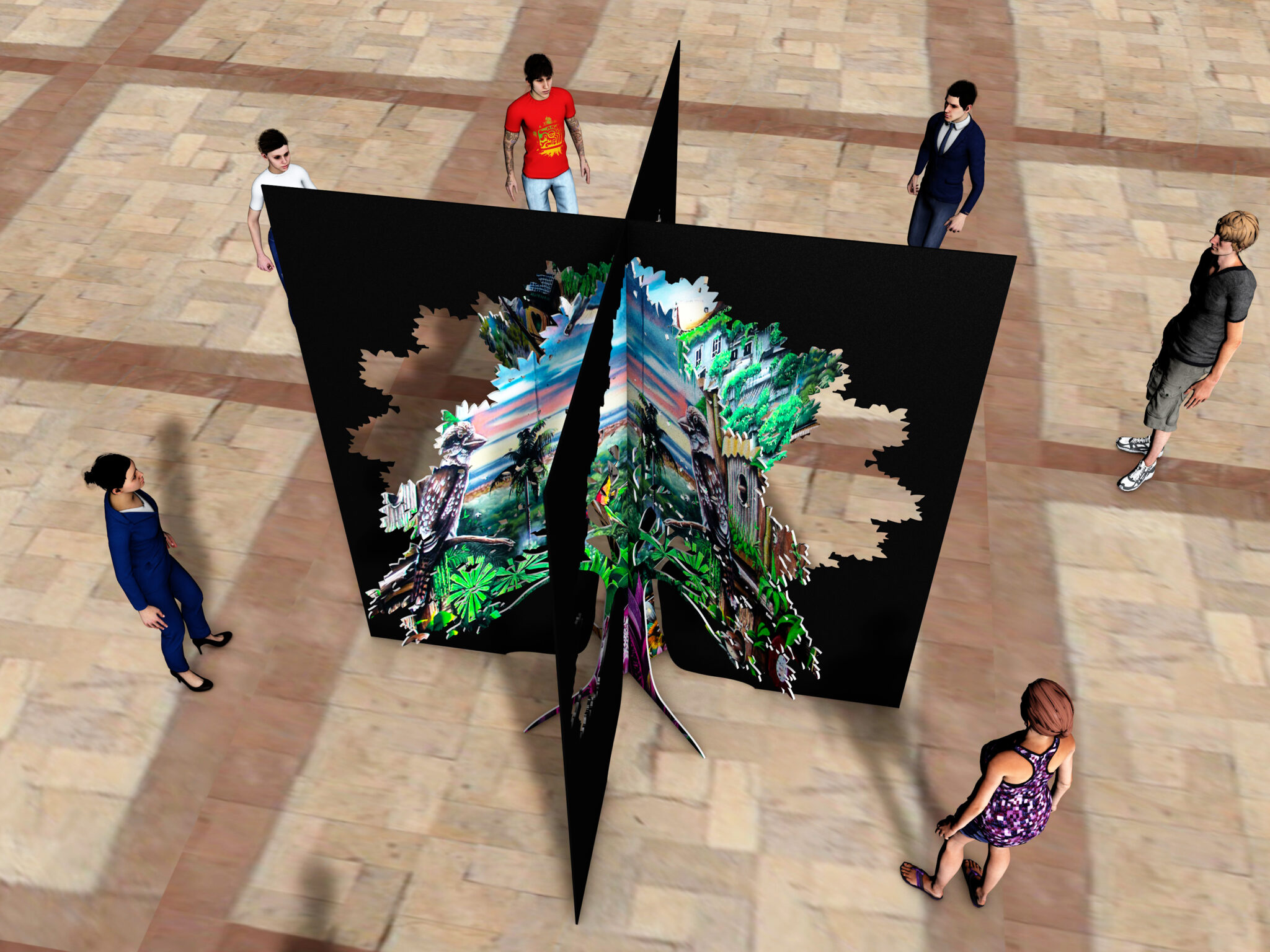 Tree Parade – Play Recycling